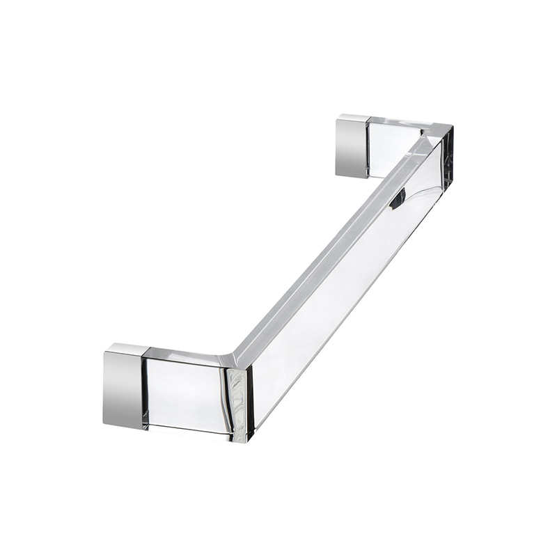KARTELL by Laufen towel rack RAIL (Crystal W 45 cm - Transparent PMMA ...